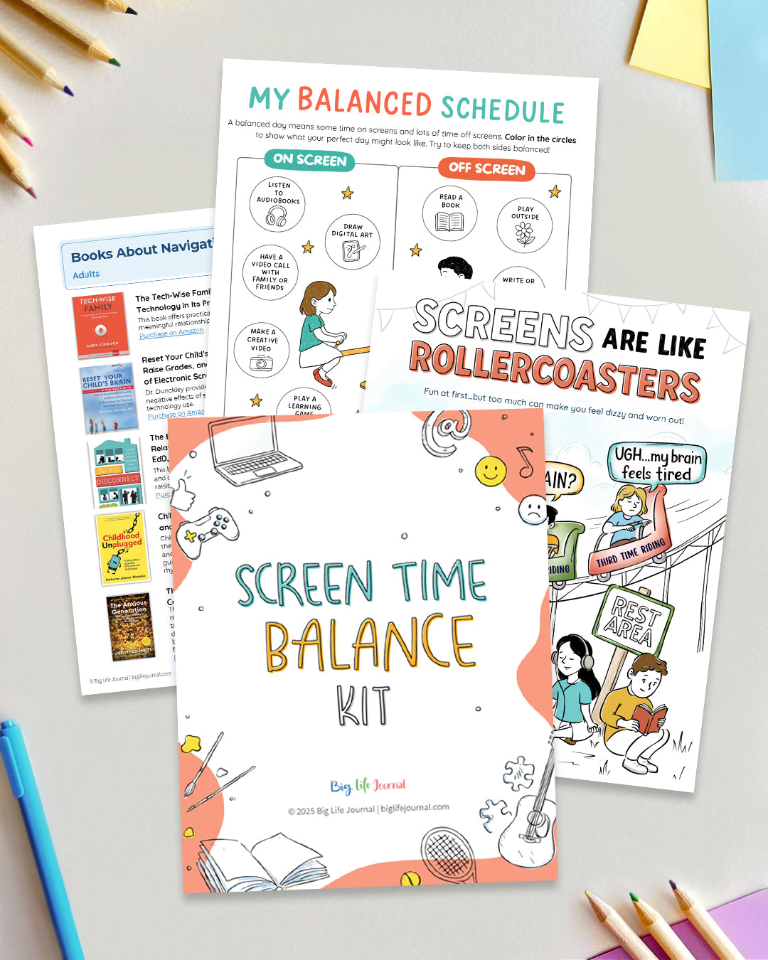 Screen Time Balance Kit + Screen Time Toolkit for Teens Bundle – Big ...