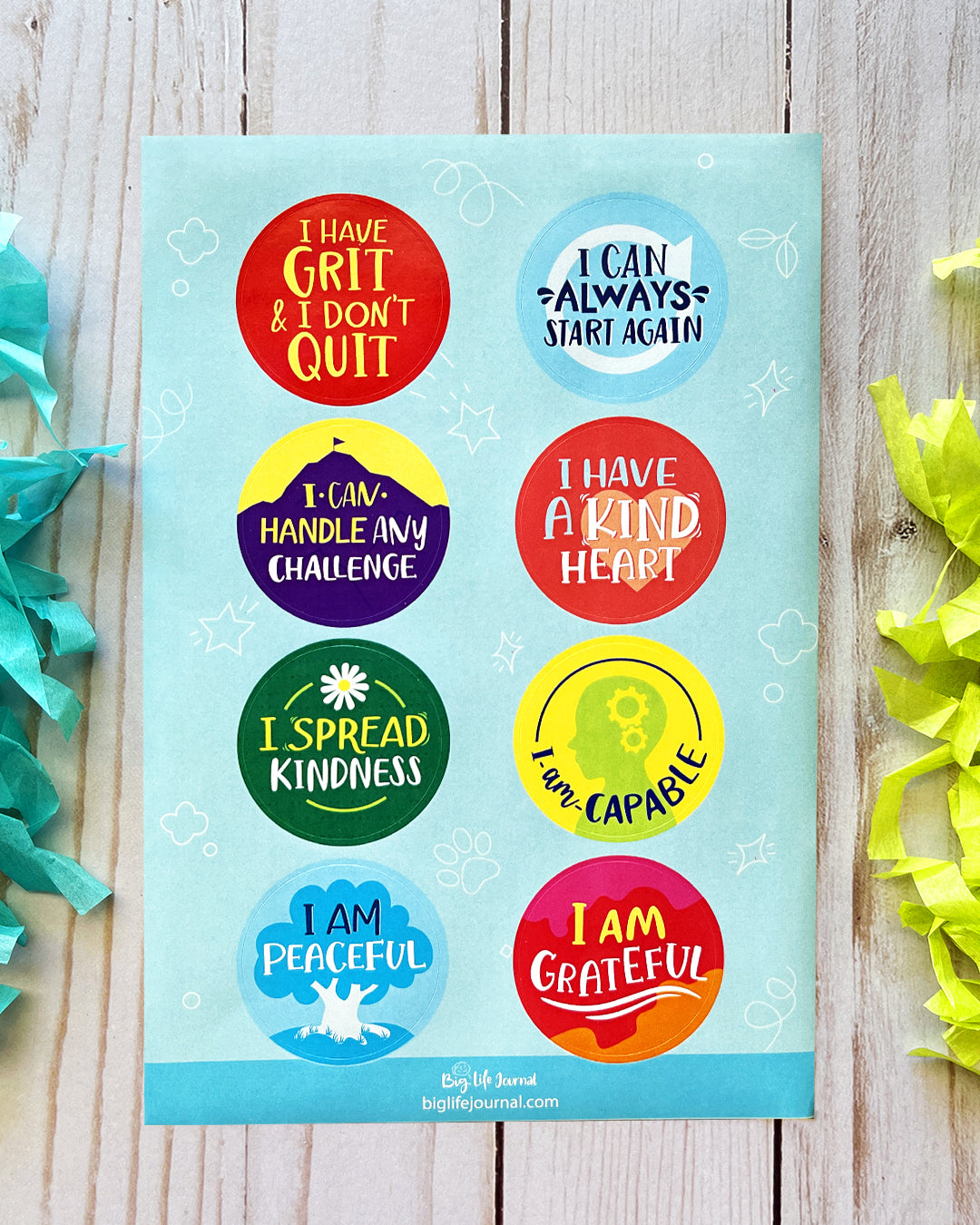 Growth Mindset Stickers – Big Life Journal
