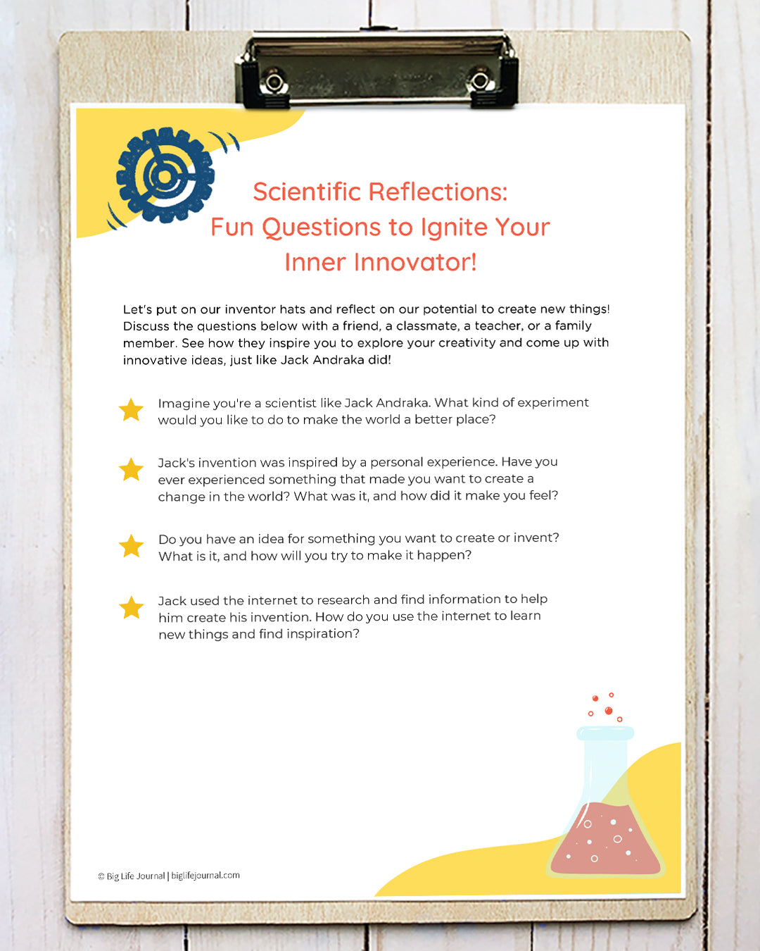 Famous Failures Kit for Children (PDF) – Big Life Journal