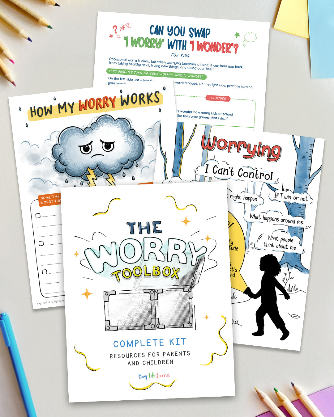 The Worry Toolbox Kit PDF (ages 5-12) – Big Life Journal