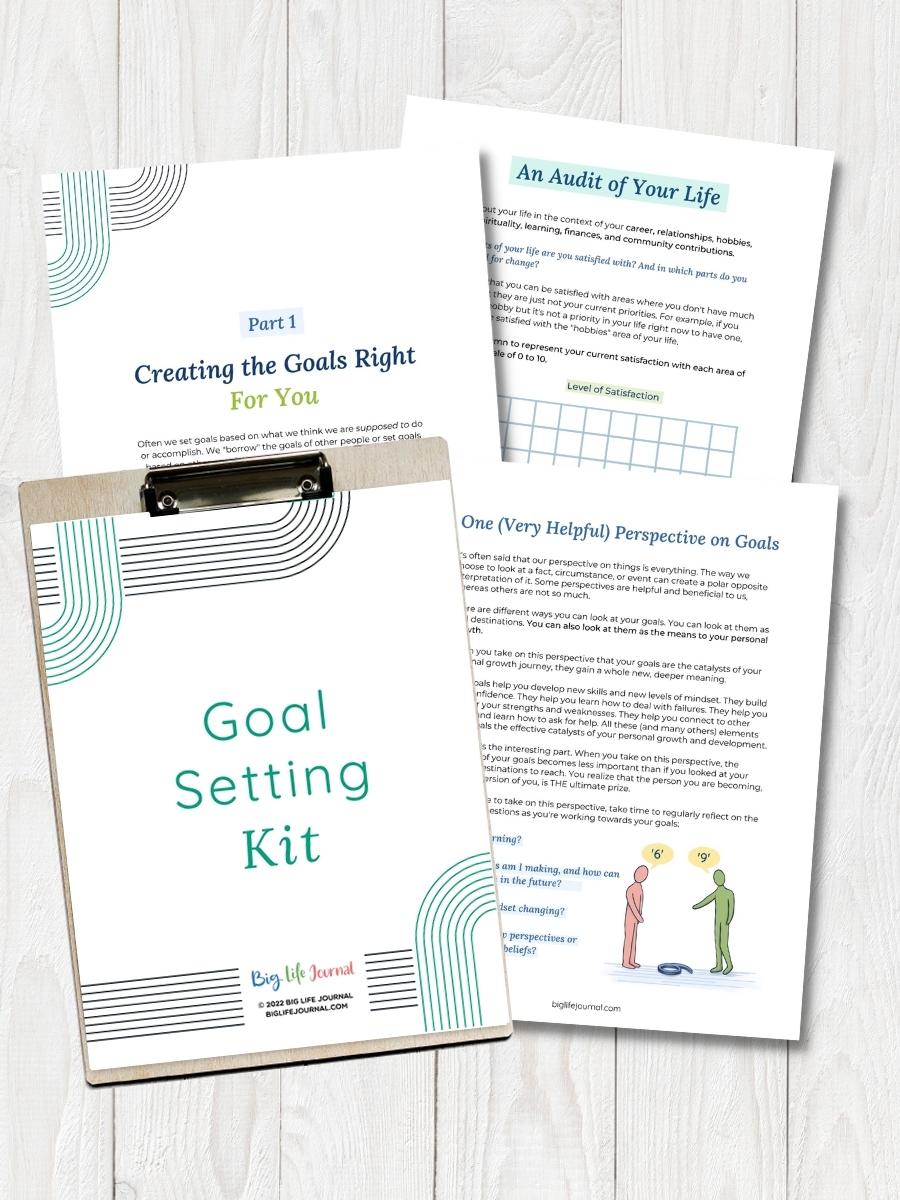 Goal Setting Kit PDF (ages 18-99) – Big Life Journal