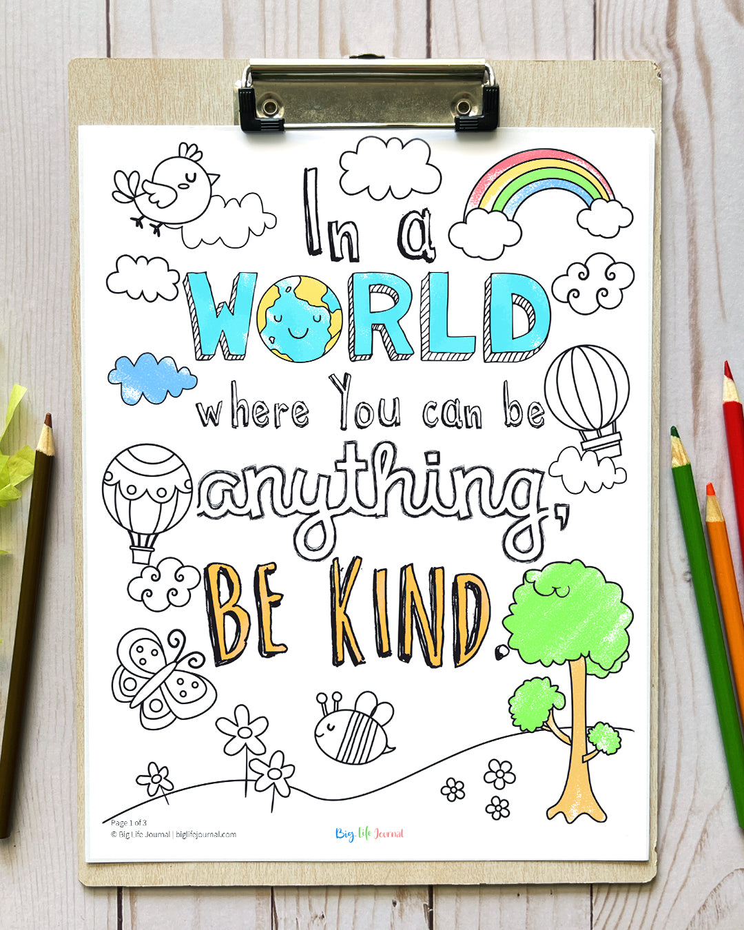 Printable Kindness & Community Kit for Children | Big Life Journal