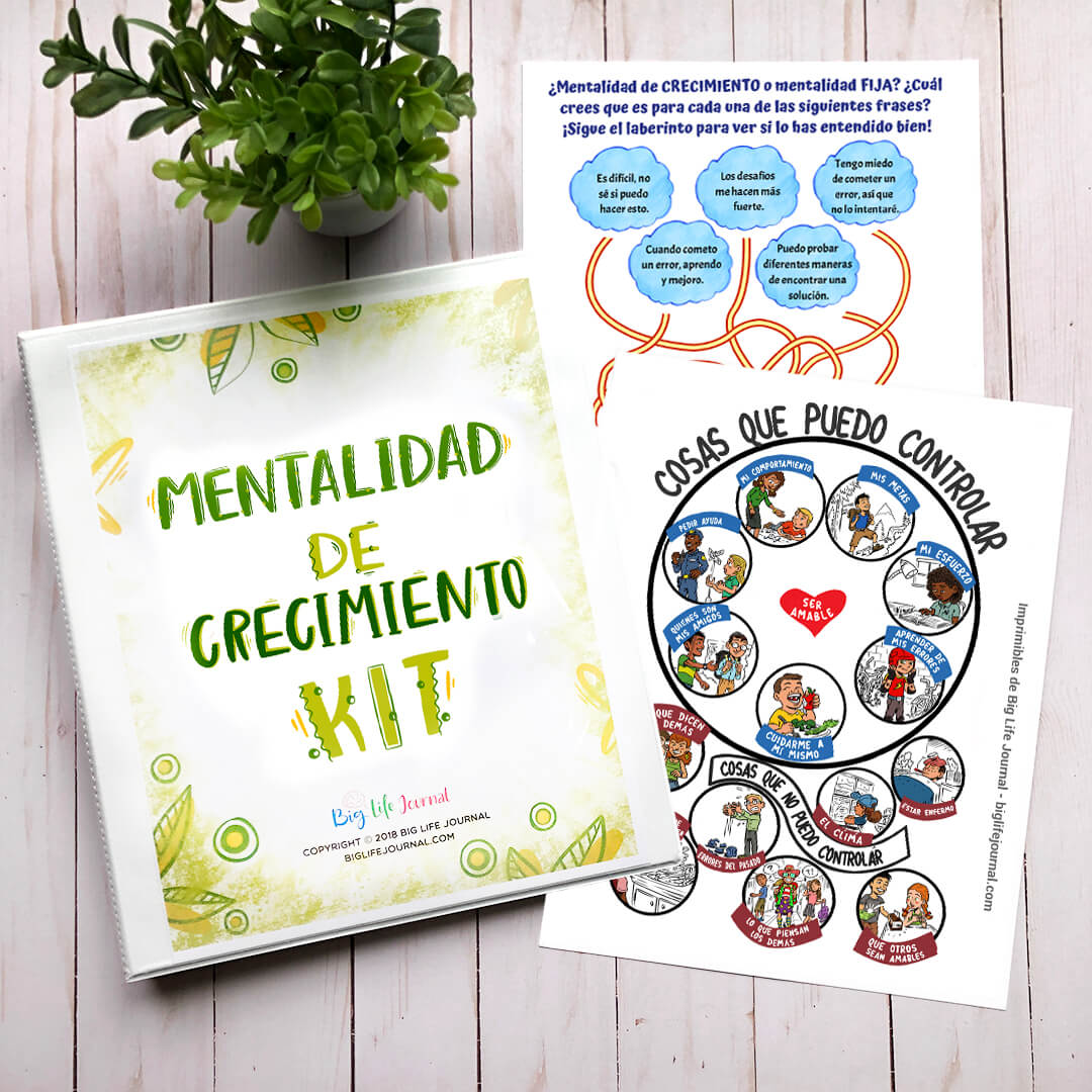 Kit Imprimible de la Mentalidad de Crecimiento (de 5 a 11 años) – Big ...