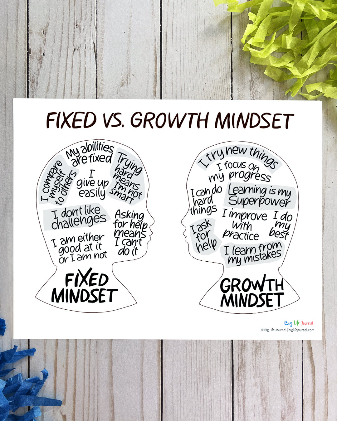 Growth Mindset Poster (PDF) – Big Life Journal