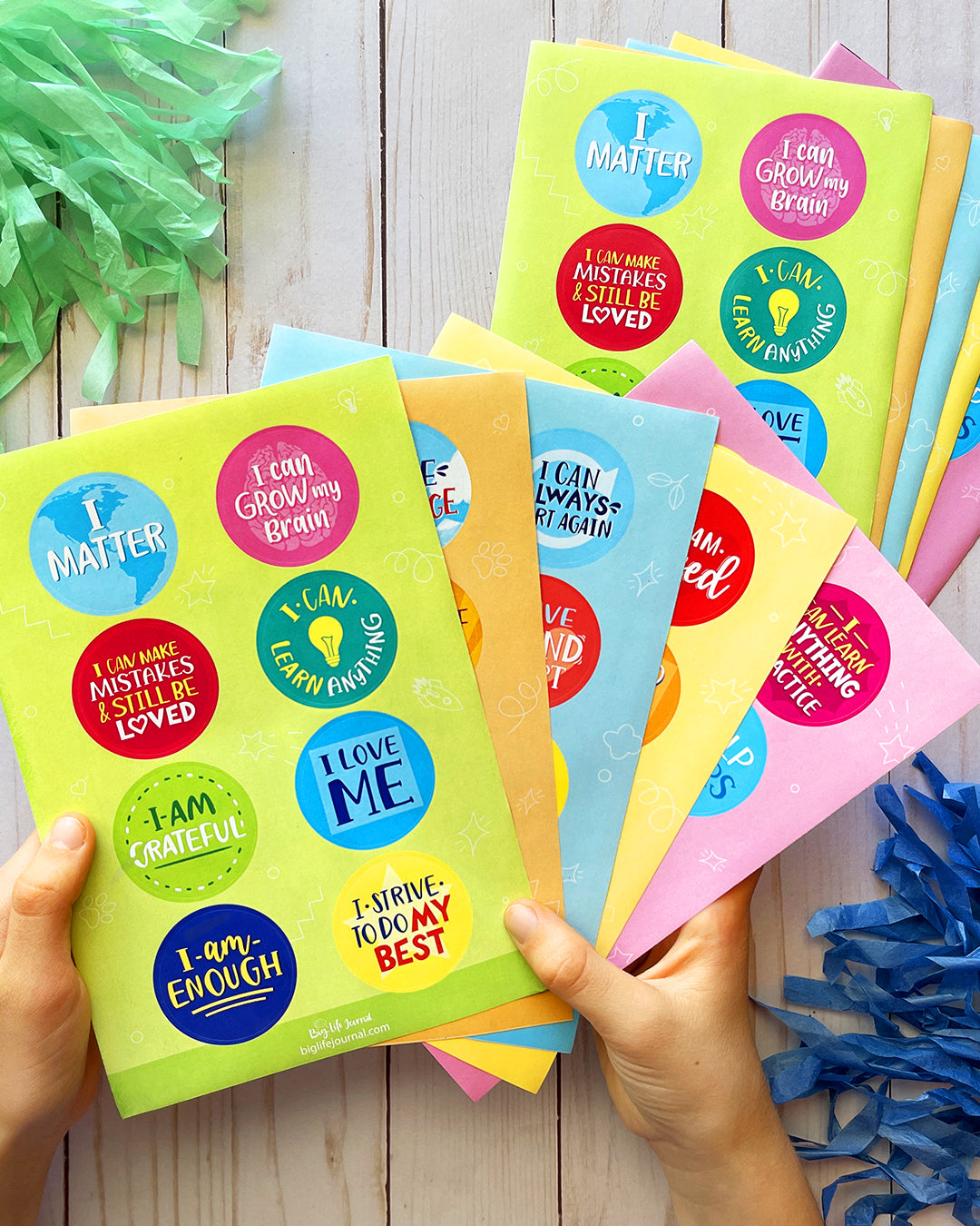 Growth Mindset Stickers – Big Life Journal