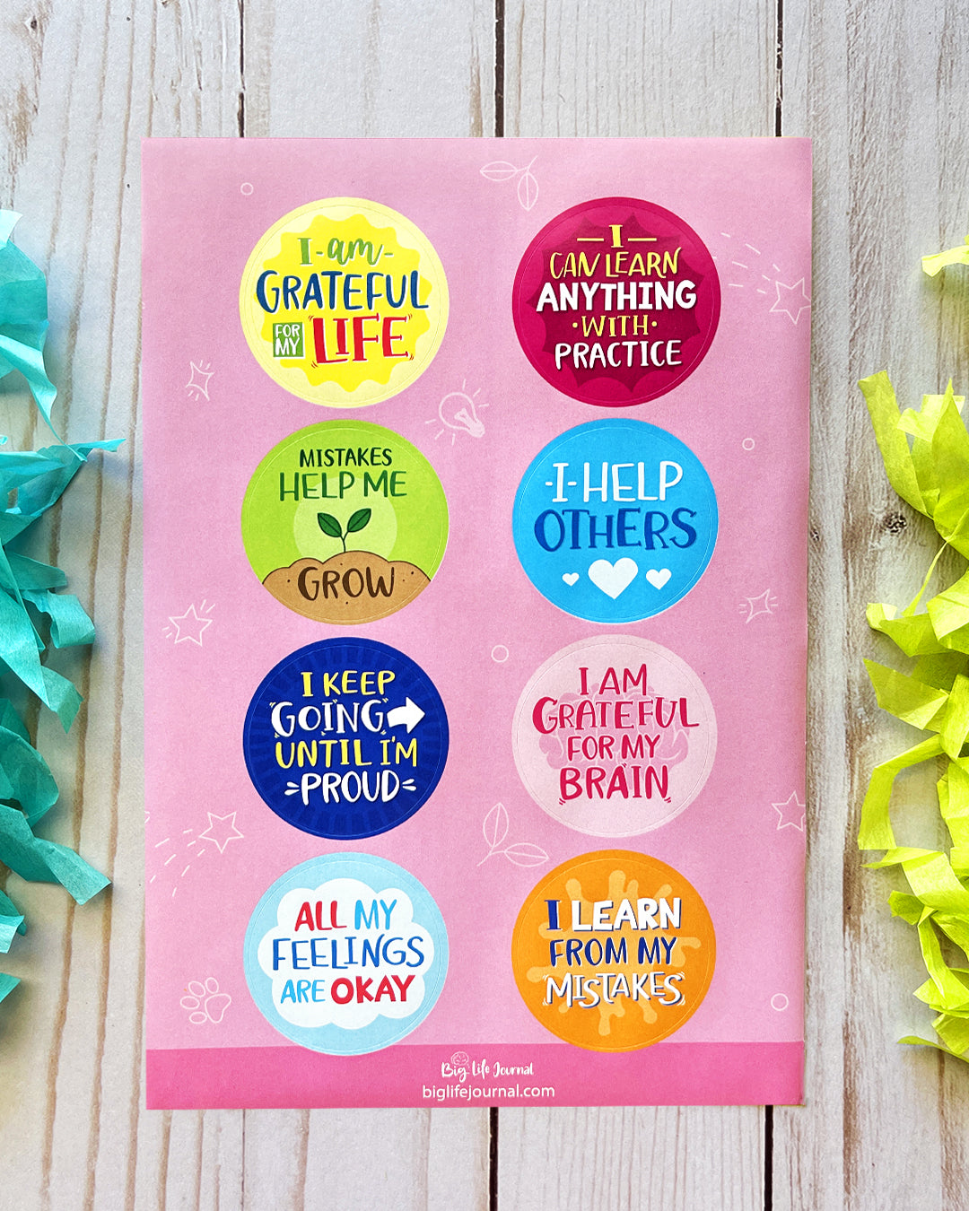 Growth Mindset Stickers – Big Life Journal