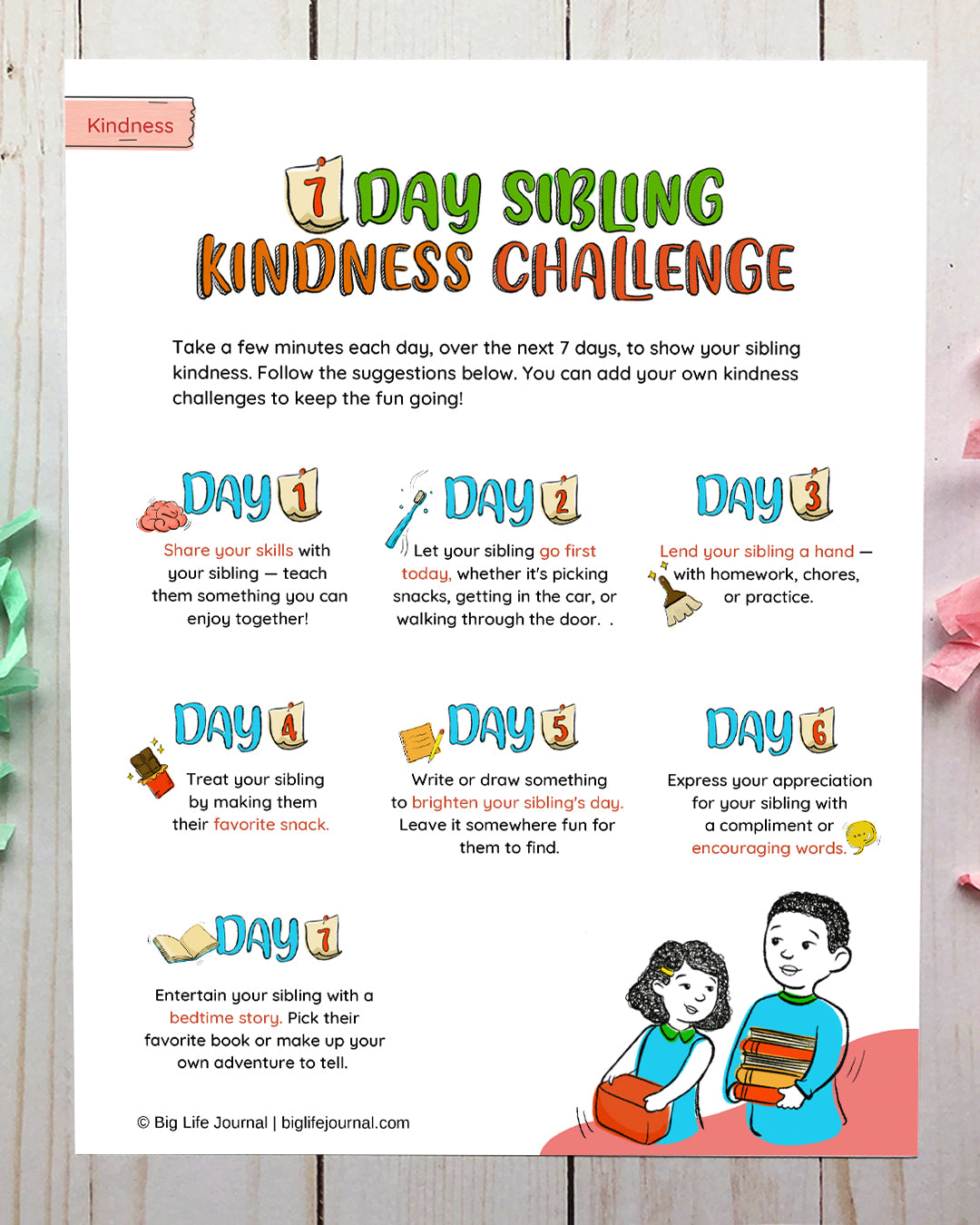 Sibling Kit PDF (ages 5-12) – Big Life Journal