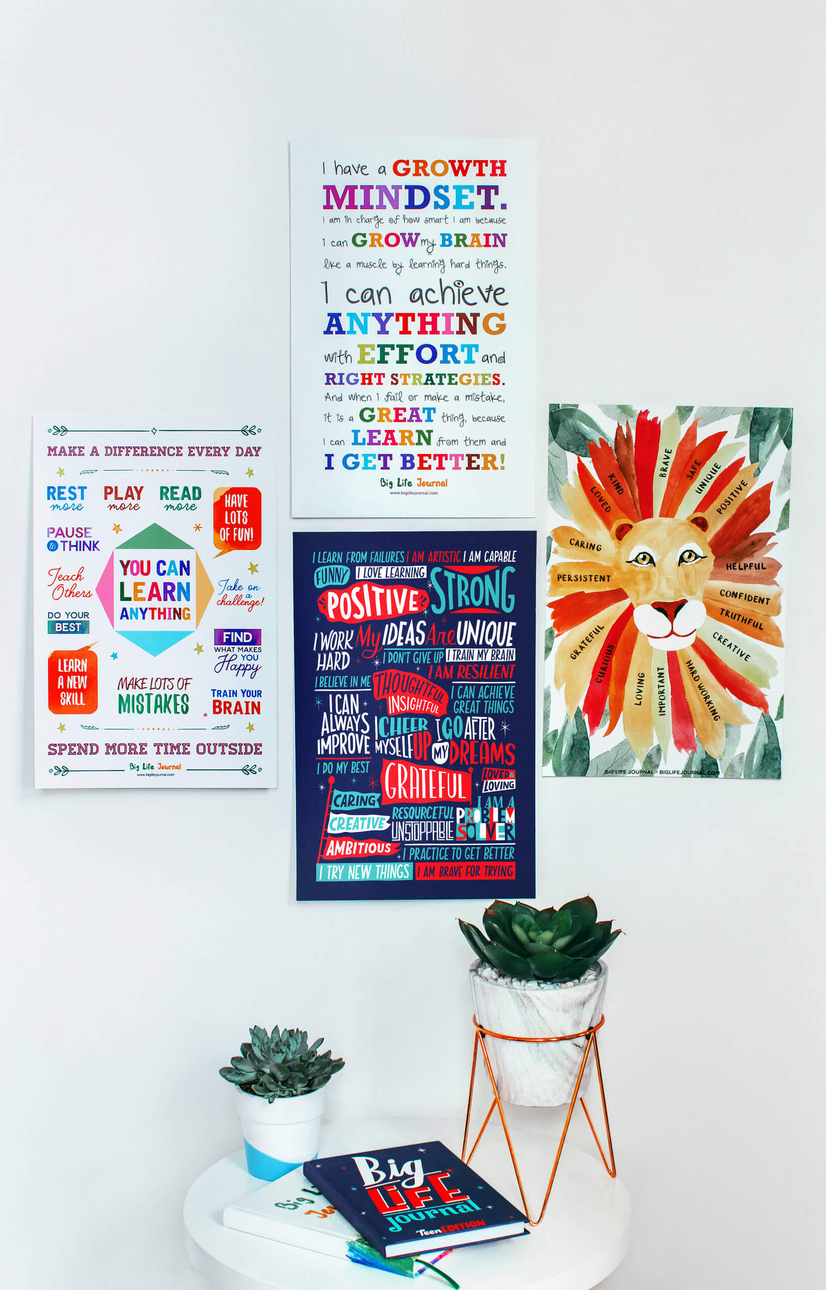 Motivational Posters for Kids (PDF) – Big Life Journal
