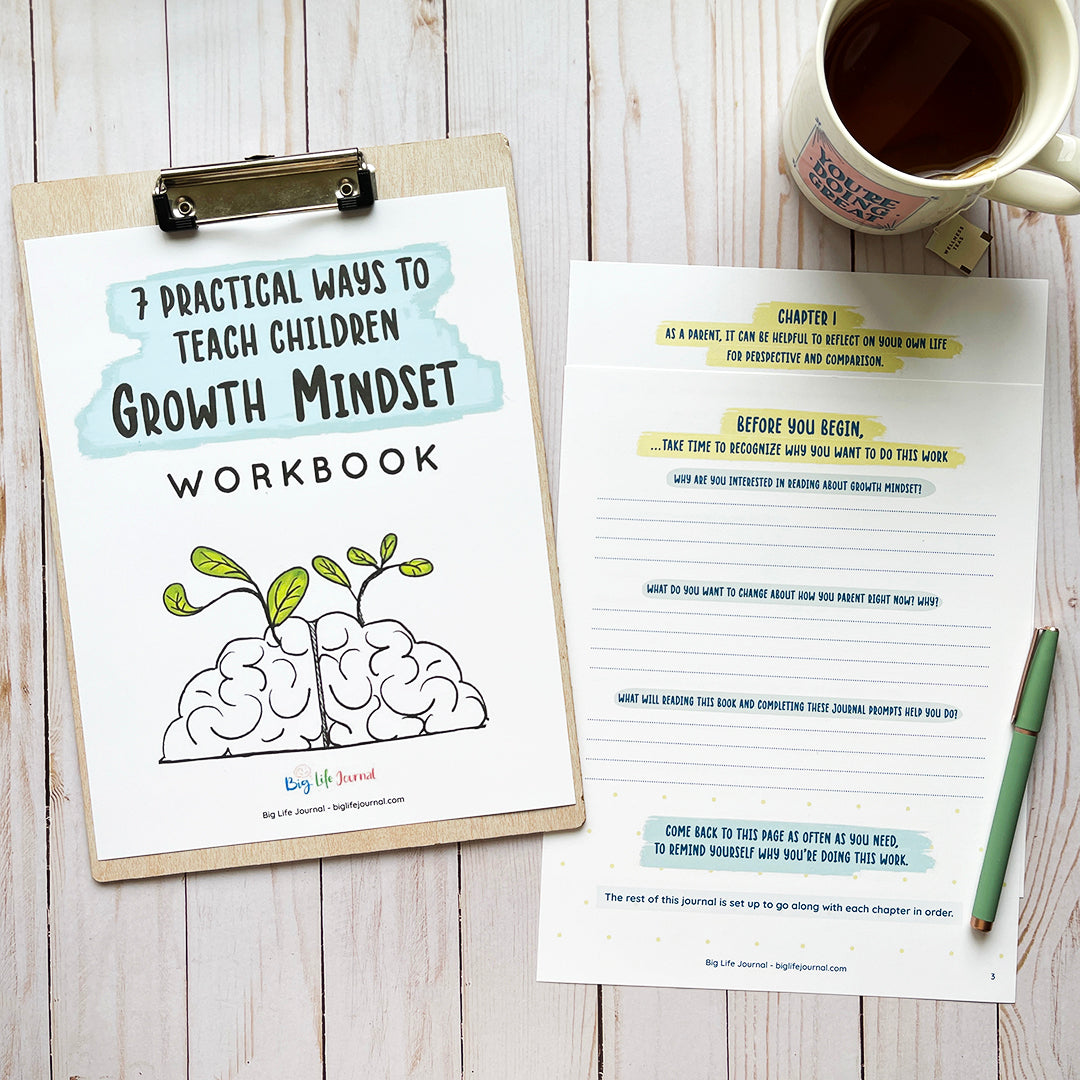 Growth Mindset Parenting Audiobook + Workbook Bundle – Big Life Journal